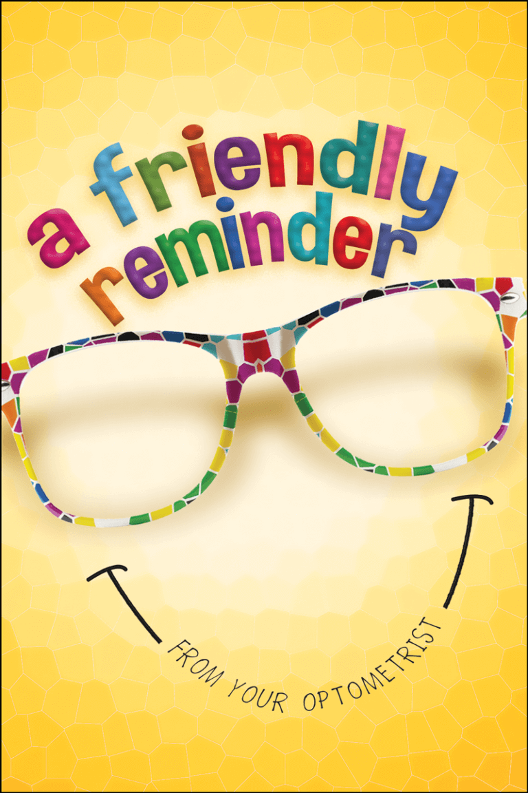 Contacts/Frames Postcards (OPTSMILE) | Purchase Recall Postcards for ...